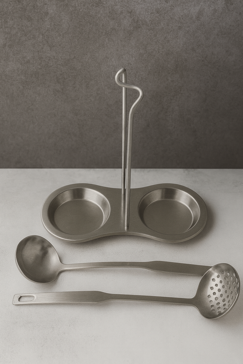 Ladles with Spoon Rest – One.Pot.Kitchen